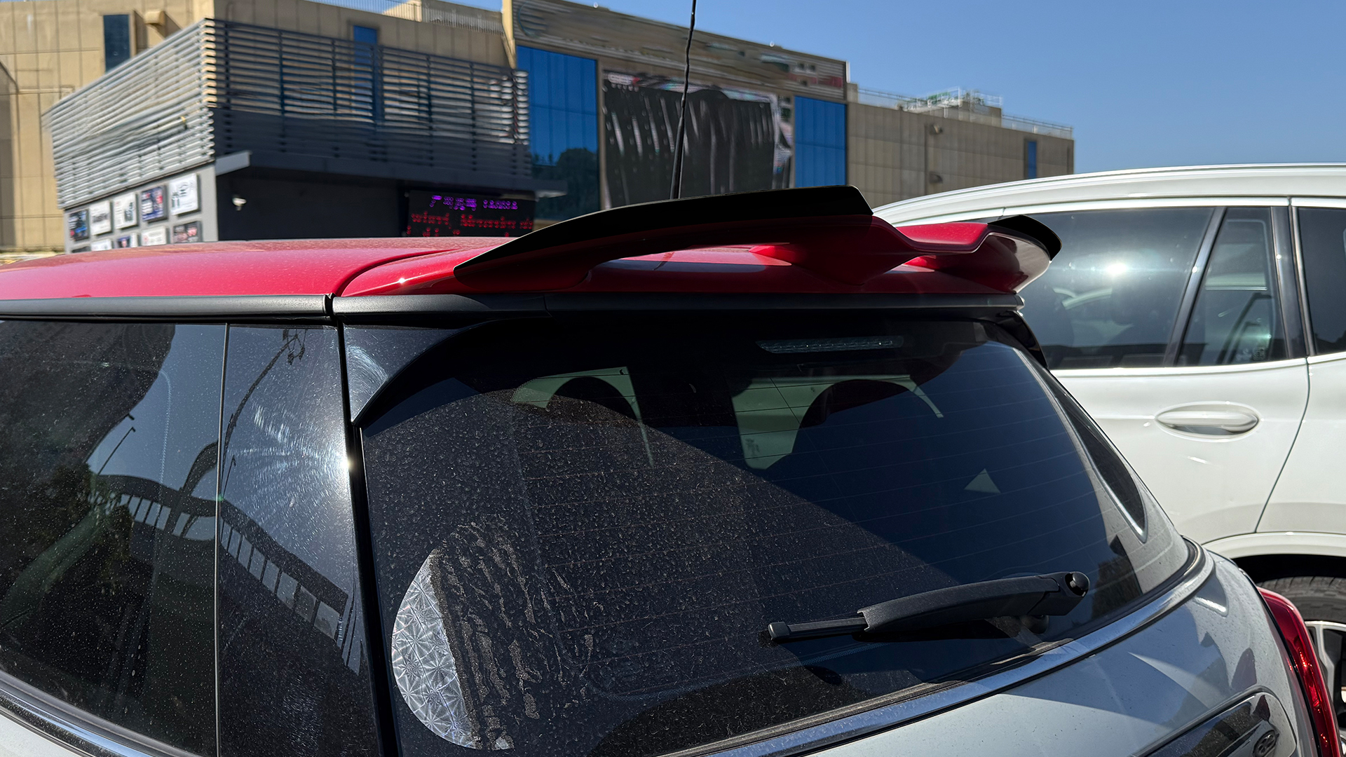 Rear Roof Wing Spoiler For BMW Mini Cooper JCW F55 F56 2014-2020 from ...